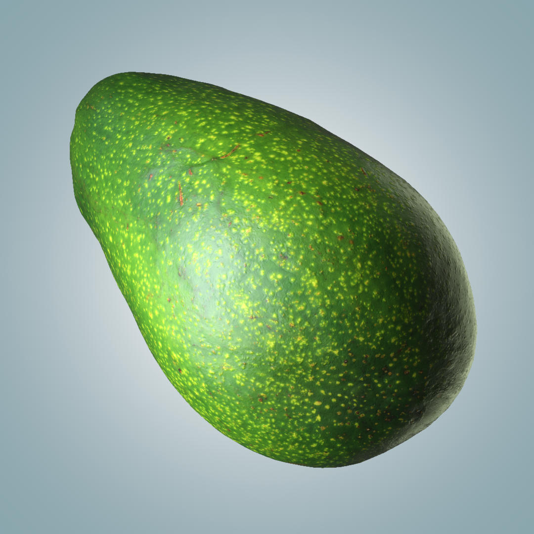 Avocado 1 polly 3D - TurboSquid 1397799