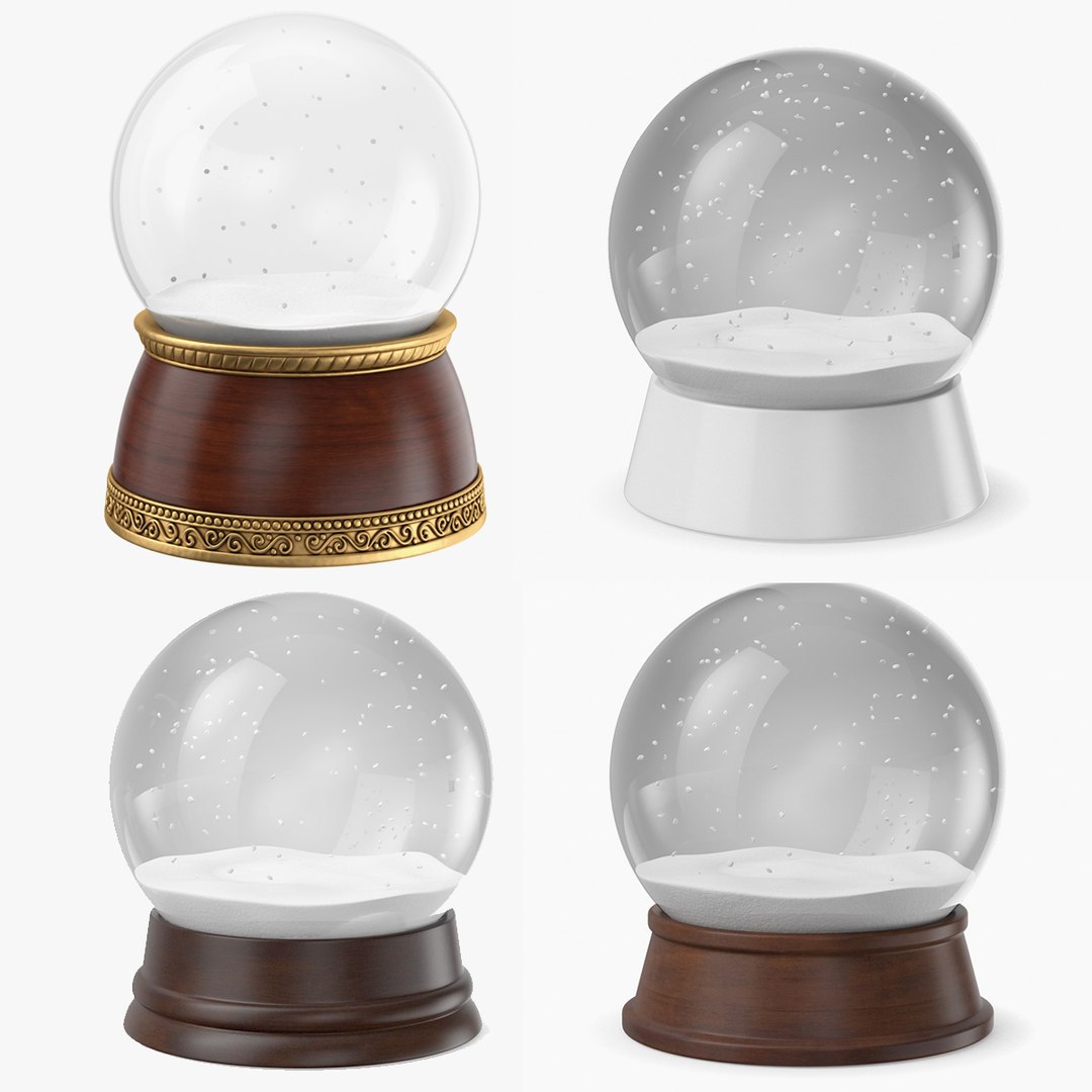 3D Snow Globes Collection - TurboSquid 2319223