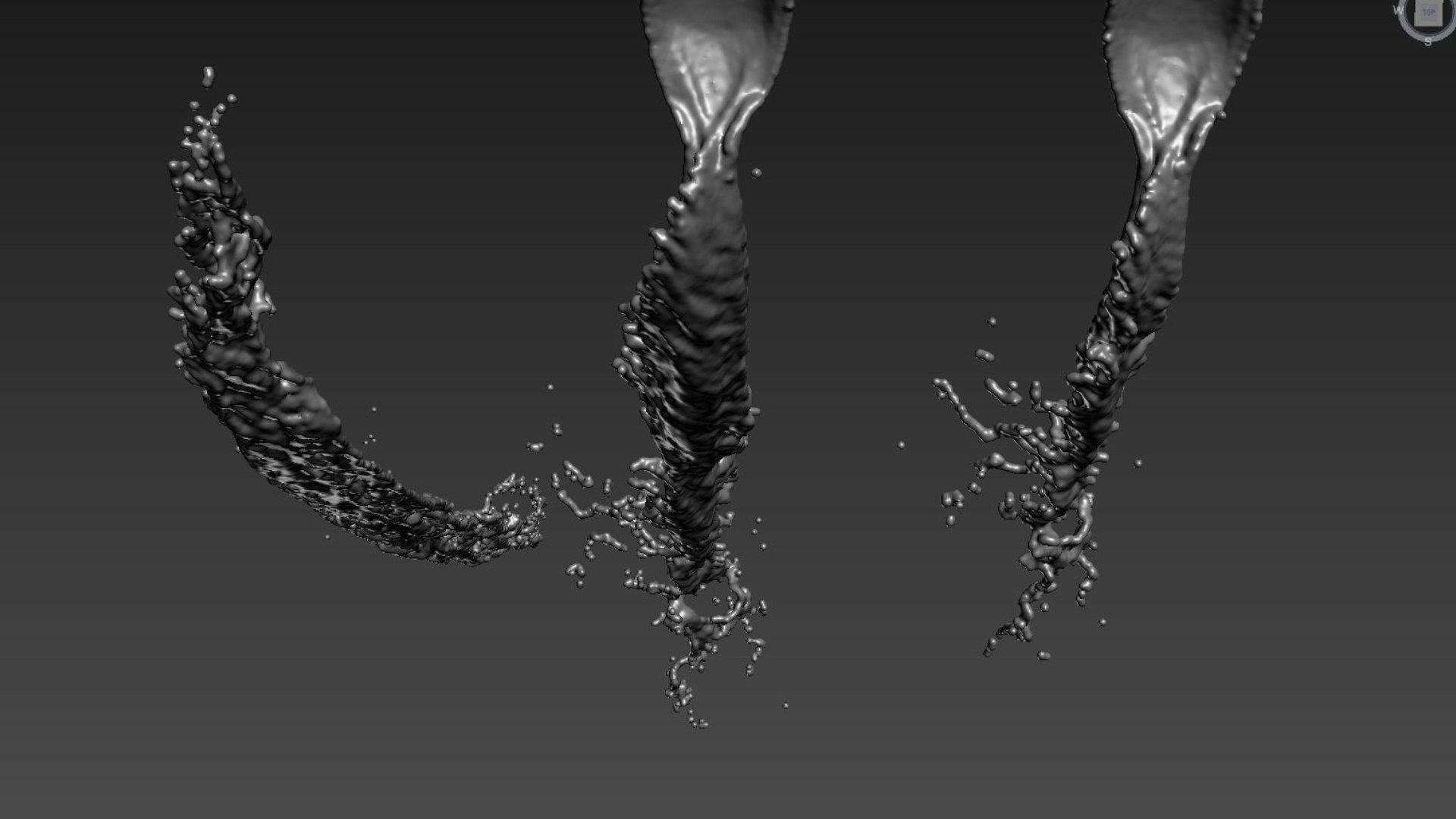 Water Splash Pouring Animation Model - TurboSquid 1945080