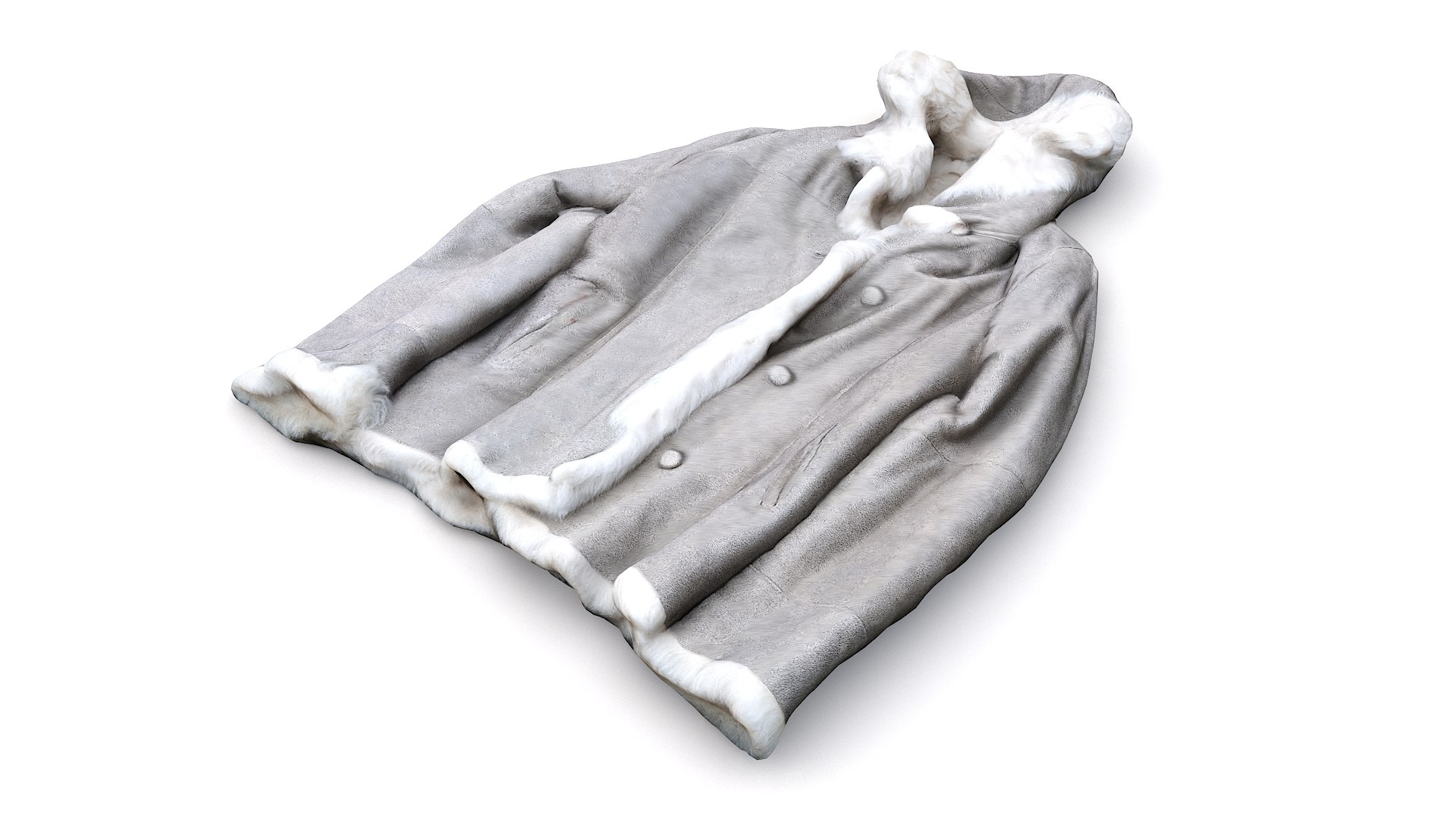 Winter coat 3D model - TurboSquid 1478328