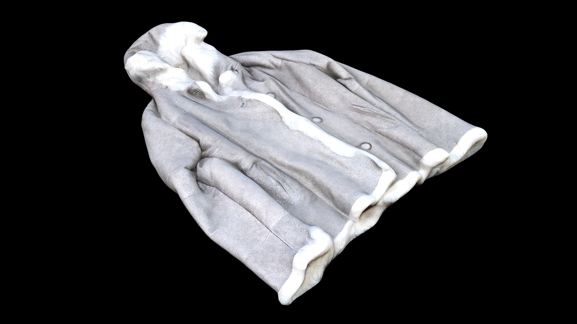 Winter coat 3D model - TurboSquid 1478328