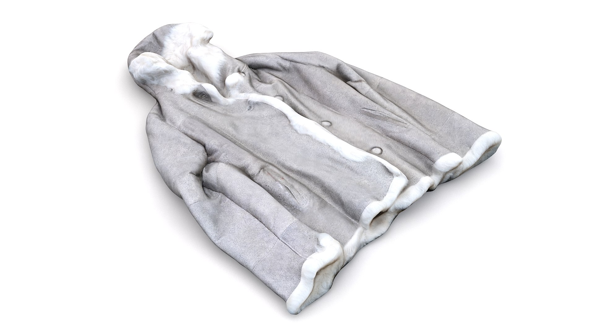 Winter coat 3D model - TurboSquid 1478328