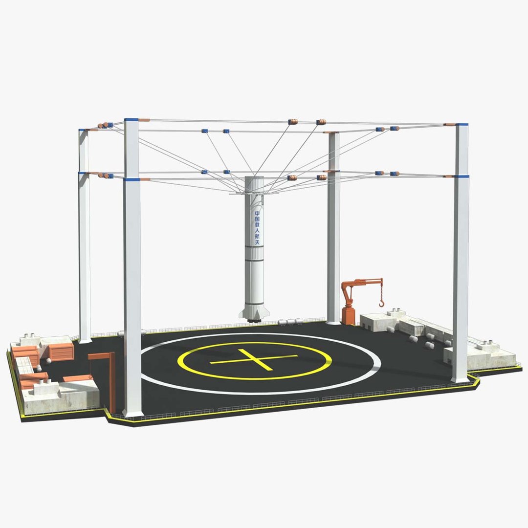 Long March 10 first level recycling model - TurboSquid 2129965