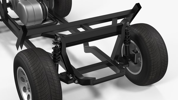 modelo 3d Chasis de carro de golf con motor - TurboSquid 1558724