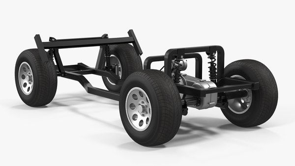 modelo 3d Chasis de carro de golf con motor - TurboSquid 1558724