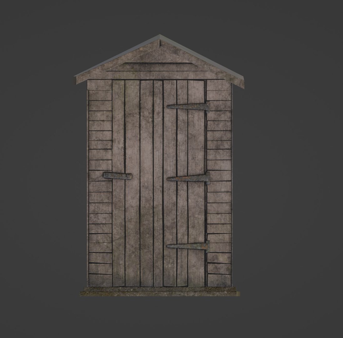 3D Shed Low Poly Game Ready Asset - TurboSquid 2213463