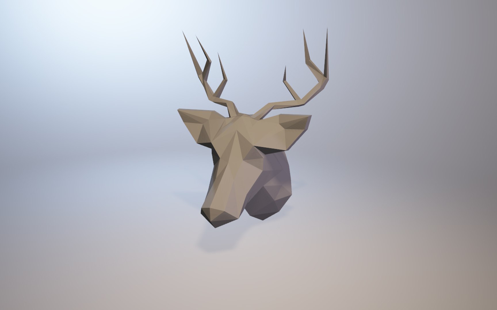 3D Low-poly Deer Model - TurboSquid 1245628