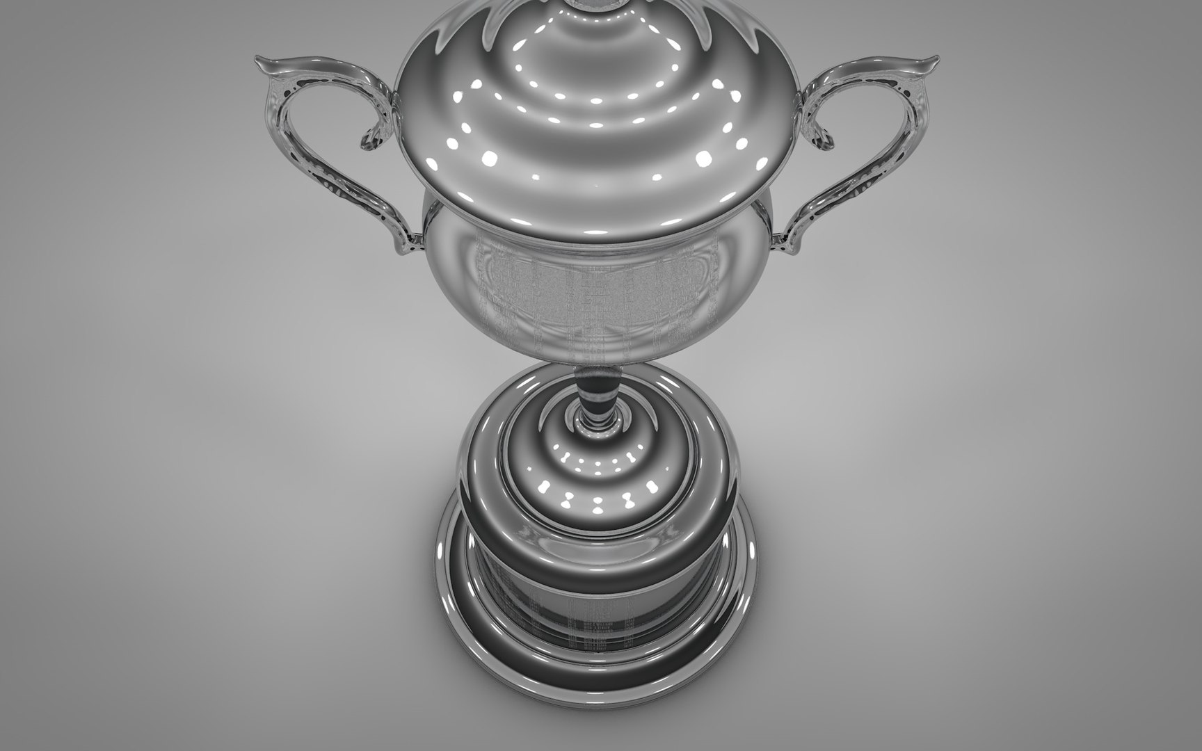 3D Australian Open 2023 Women Singles Trophy low poly L1920 ...