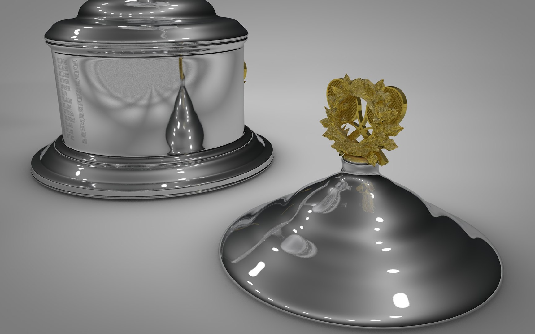 3D Australian Open 2023 Women Singles Trophy low poly L1920 ...