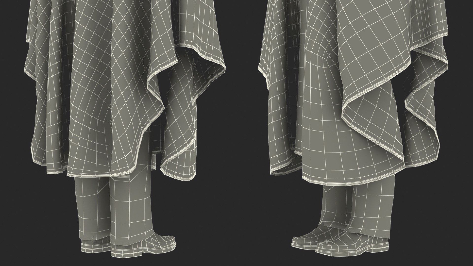 Clergyman with Liturgical Vestment Purple Robe 3D model - TurboSquid ...