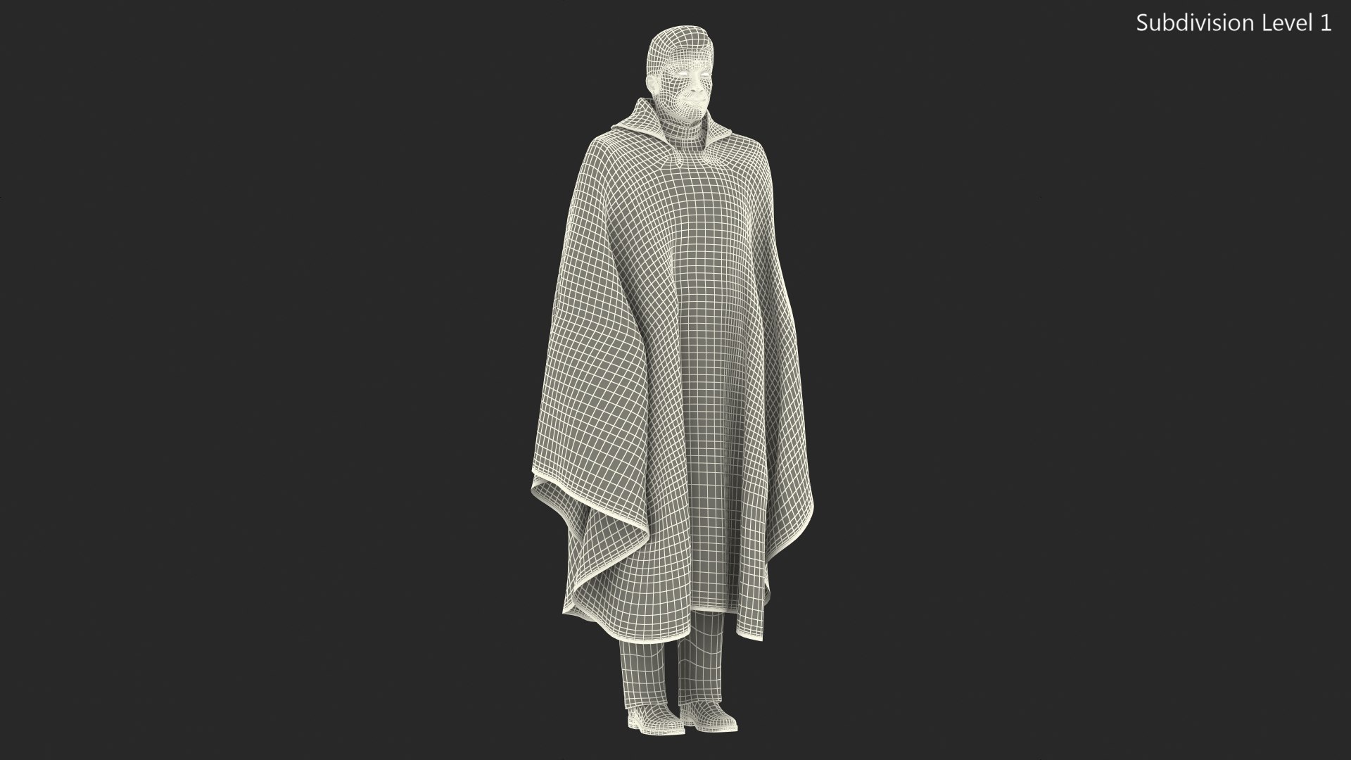 Clergyman with Liturgical Vestment Purple Robe 3D model - TurboSquid ...