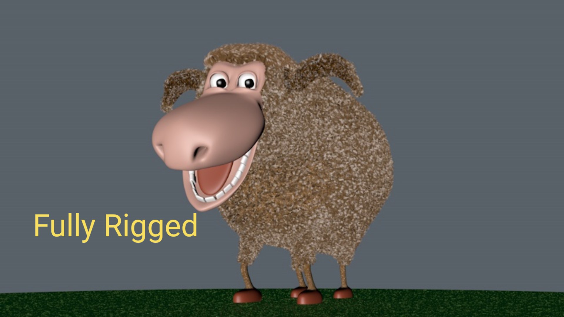 Cartoon Sheep Model - TurboSquid 1349198