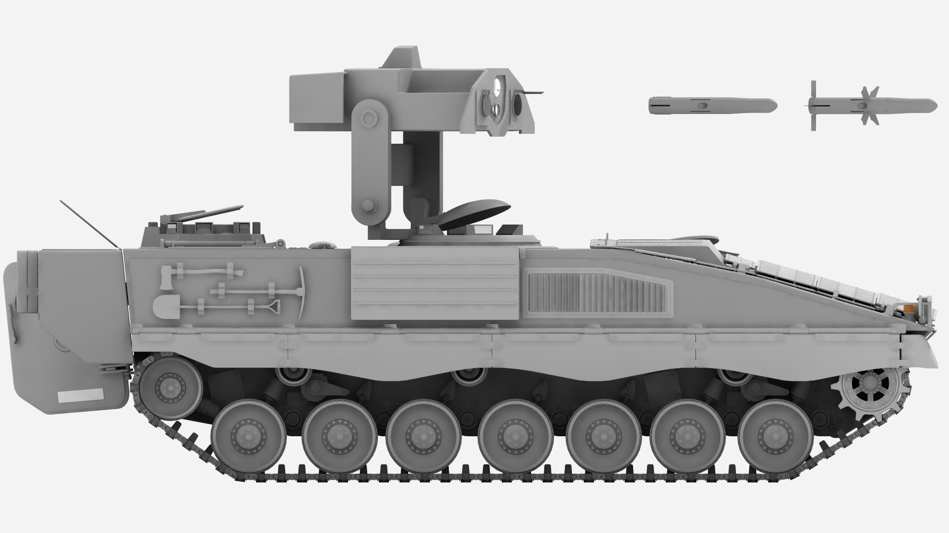 ASCOD Pizarro Tank Destroyer Version Model - TurboSquid 2202278