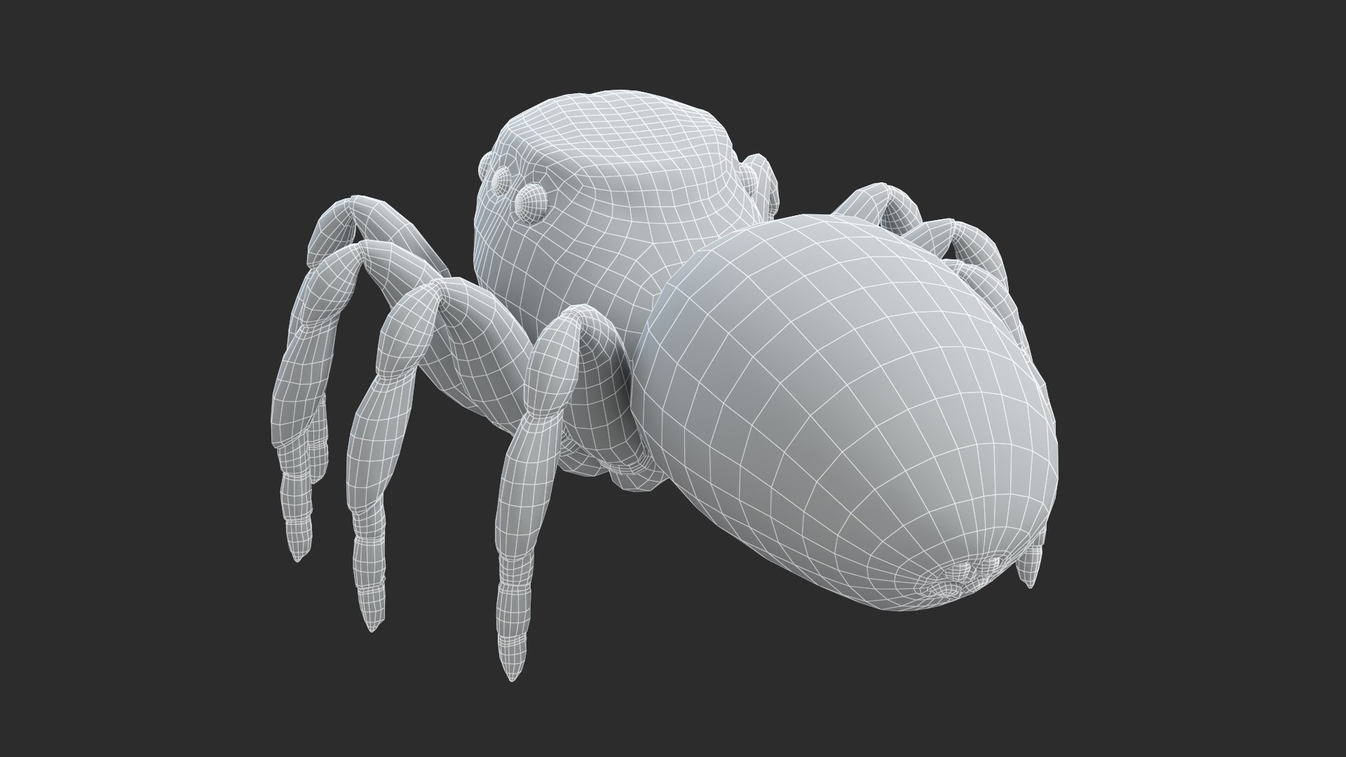 Jumping Spider Static Model - TurboSquid 2009748