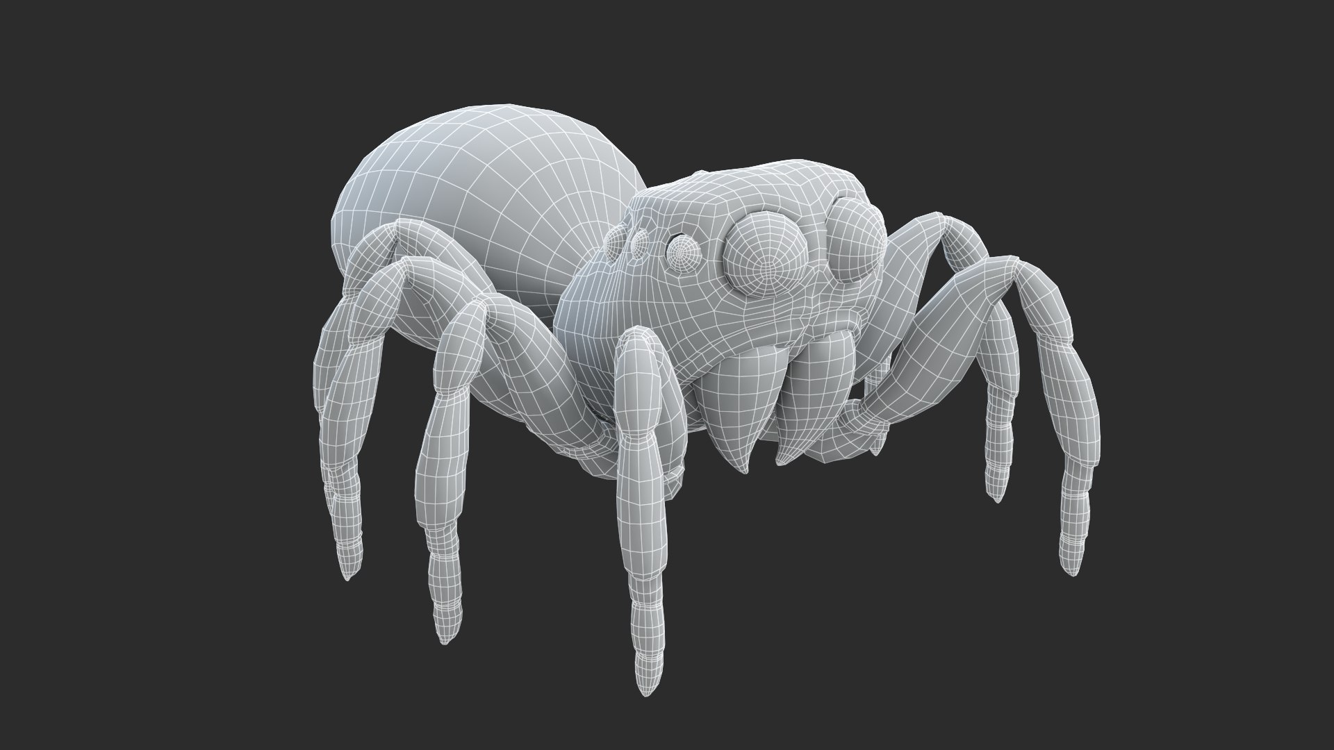 Jumping Spider Static Model - TurboSquid 2009748