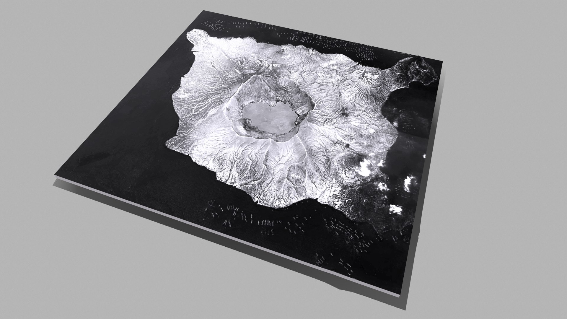 3D Mountain Landscape Taal Volcano Model - TurboSquid 2088180