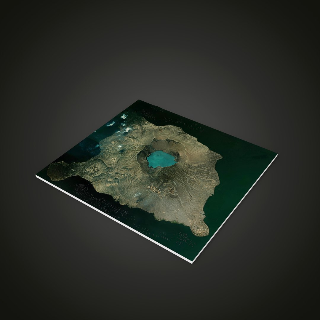 3D Mountain Landscape Taal Volcano Model - TurboSquid 2088180
