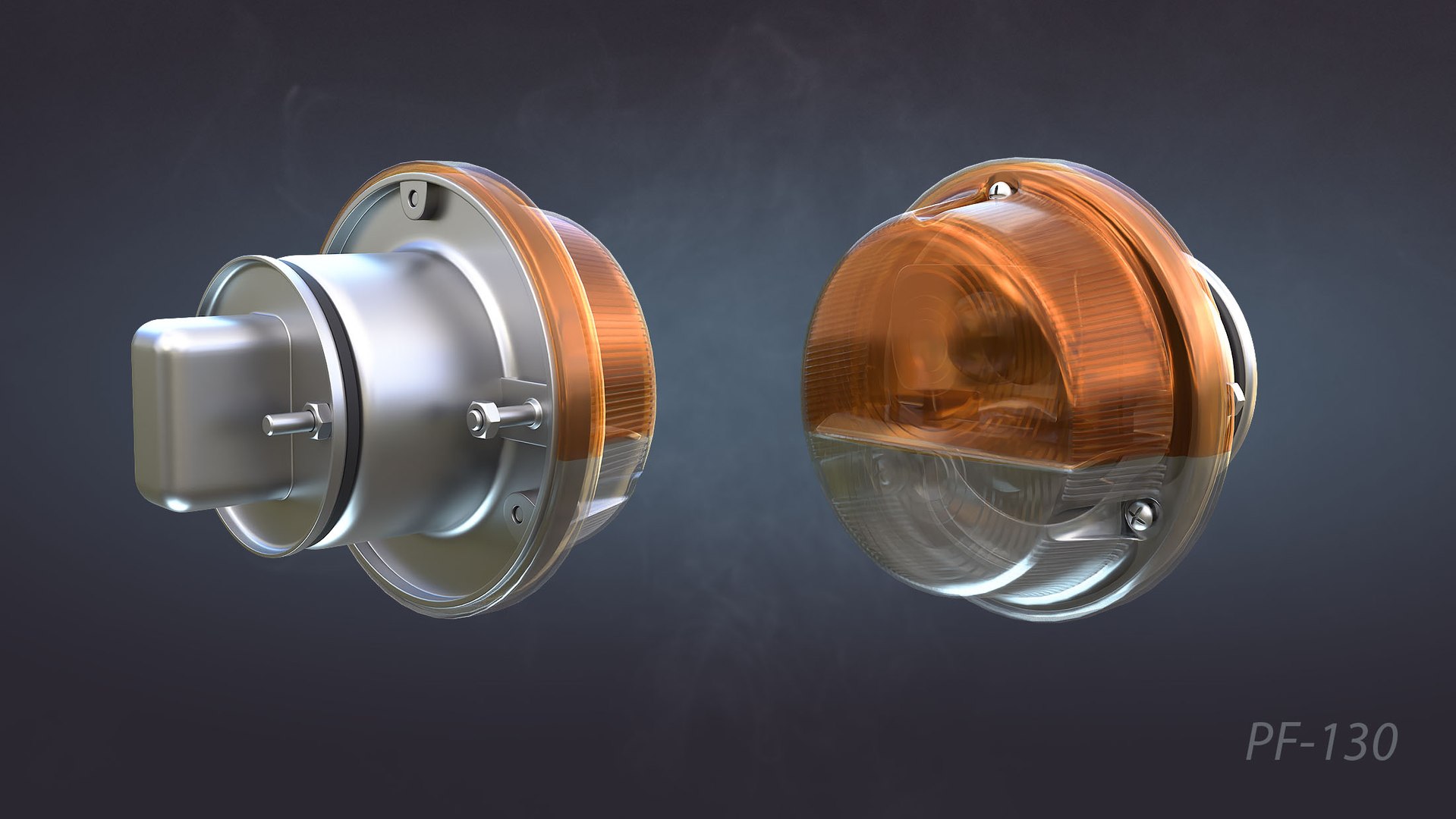 Soviet APC Lights Set 3D Model - TurboSquid 2017265