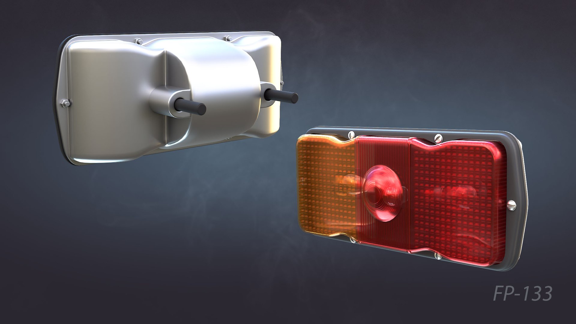 Soviet APC Lights Set 3D Model - TurboSquid 2017265