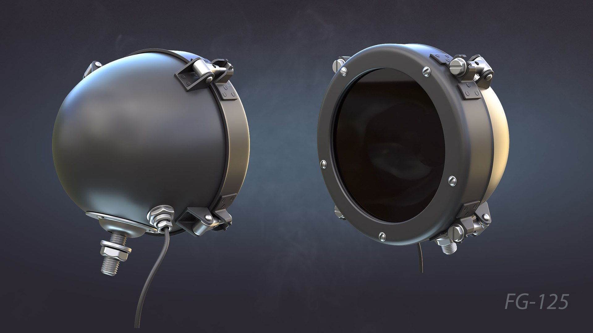 Soviet APC Lights Set 3D Model - TurboSquid 2017265