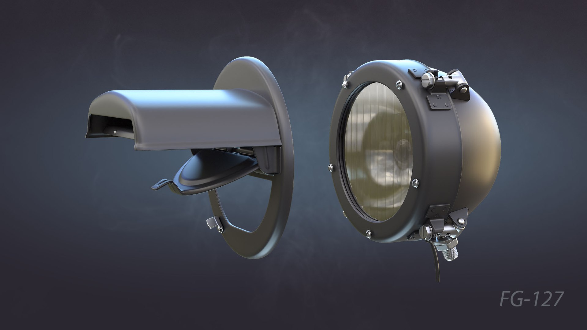 Soviet APC Lights Set 3D Model - TurboSquid 2017265