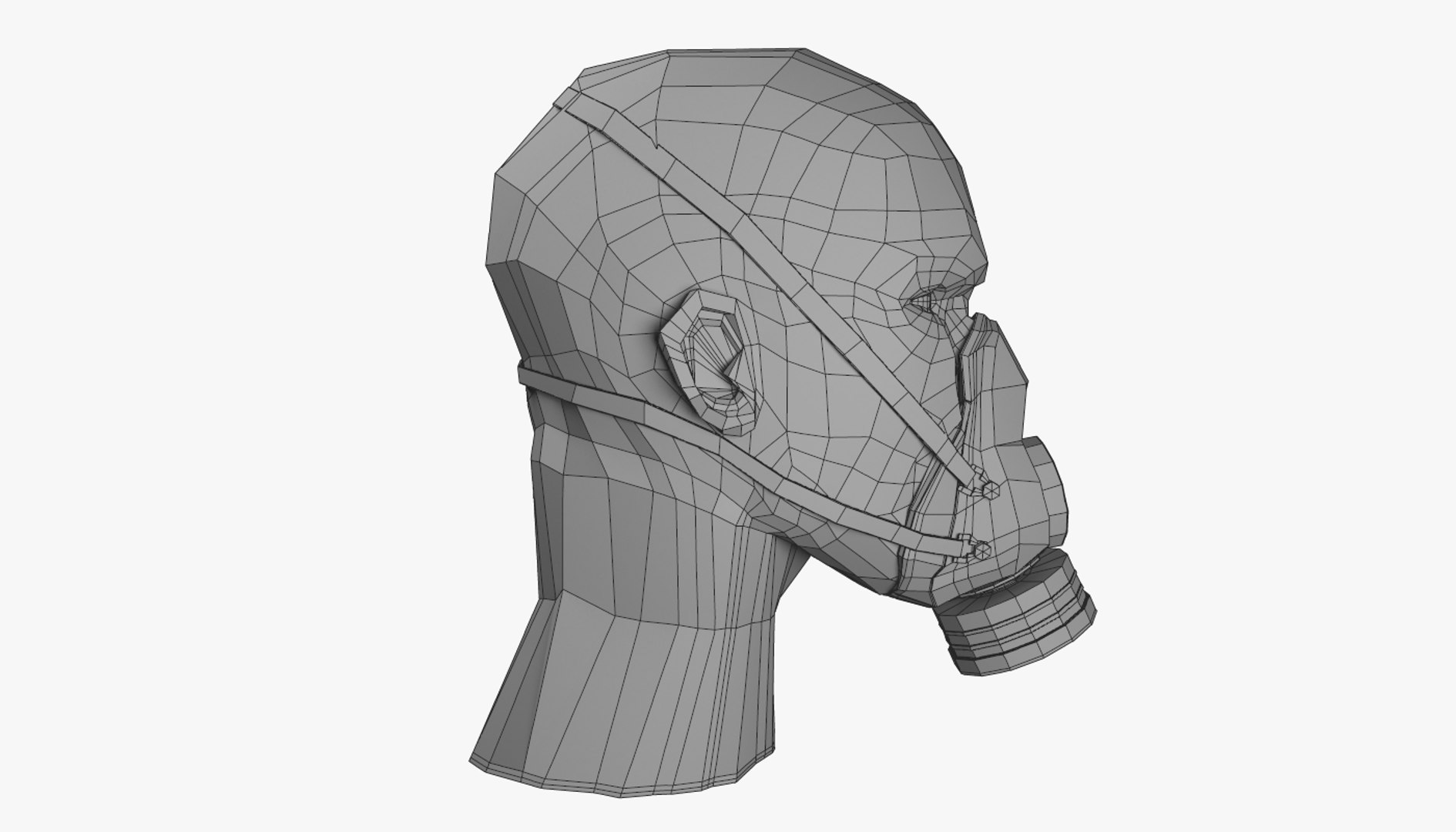 Self-priming Gas Face Safely 3D - TurboSquid 1300387