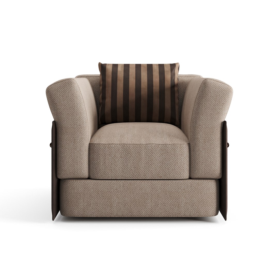 Armchair Chair Fendi 3D - TurboSquid 1576531