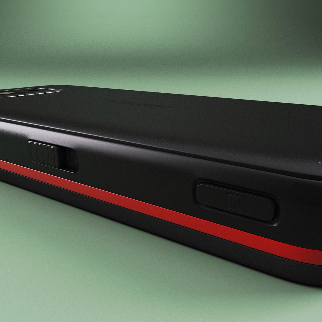 3d Model Nokia 5530 Red