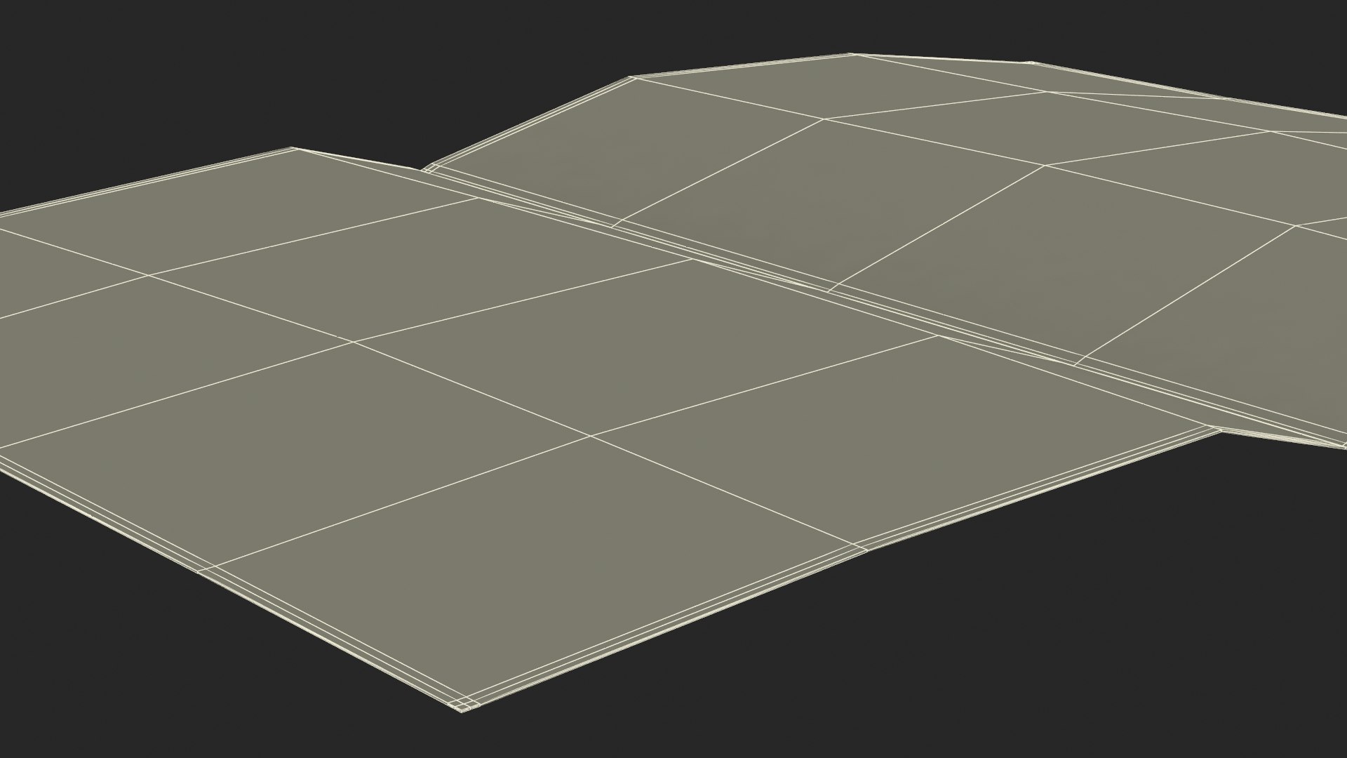 Kraft Paper Sheet Folded In Half 3D Model - TurboSquid 1993725