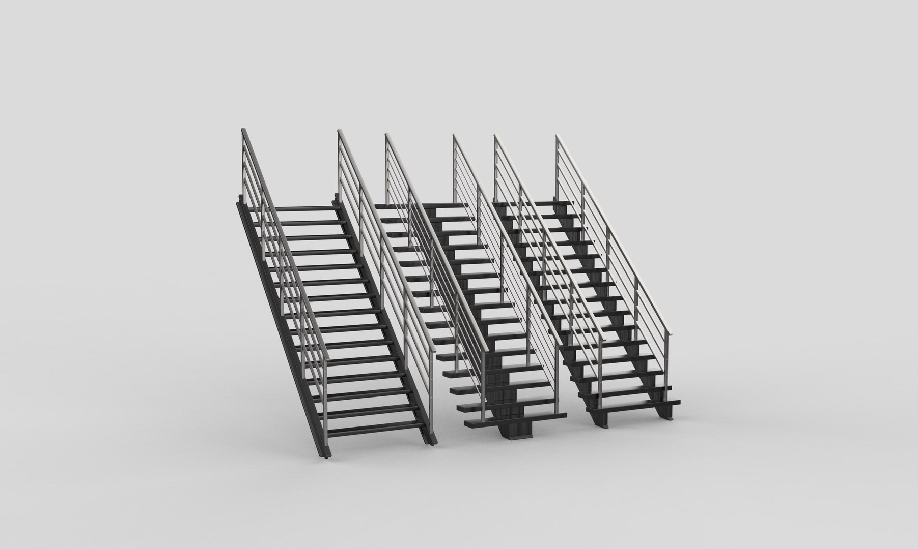 3D Model Outdoor Staircase Design 3D Model - TurboSquid 2518021