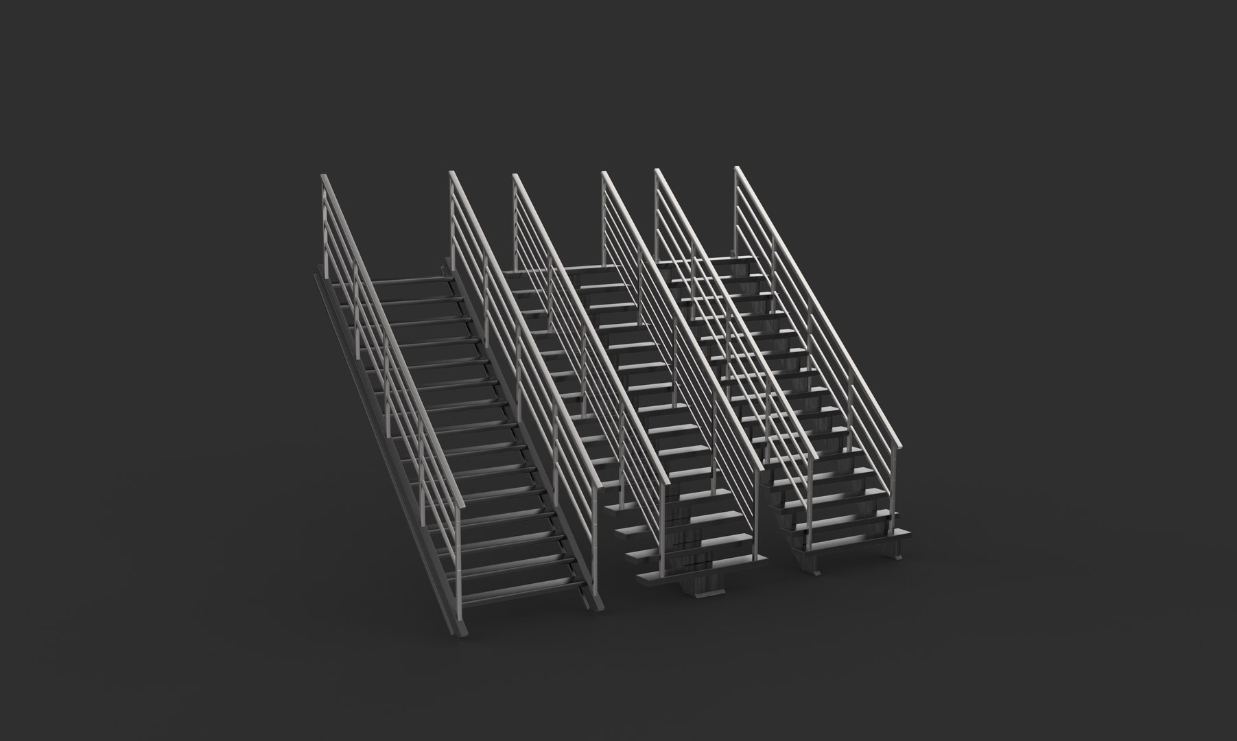 3D Model Outdoor Staircase Design 3D Model - TurboSquid 2518021