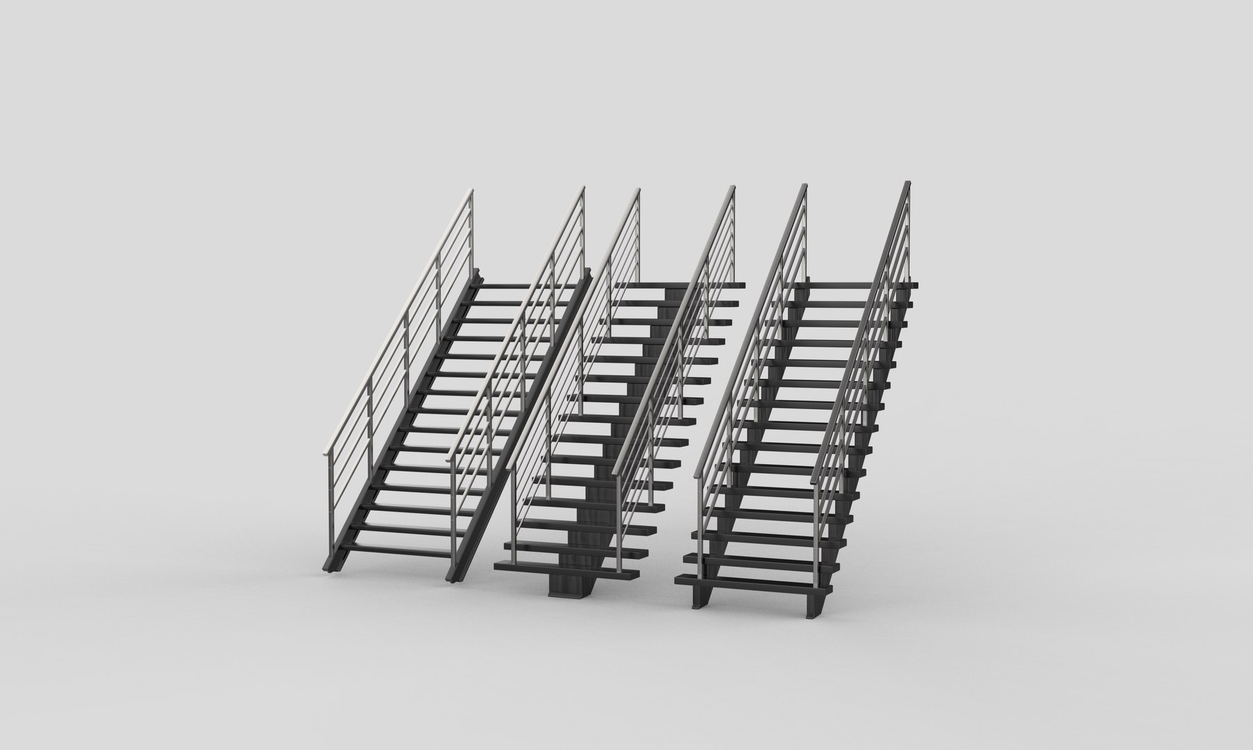 3D Model Outdoor Staircase Design 3D Model - TurboSquid 2518021