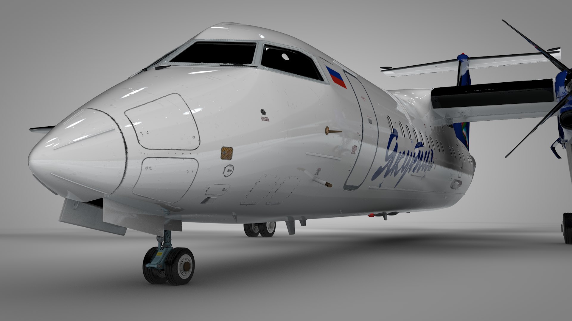 Yakutia Airlines Bombardier De Havilland Canada DHC-8 Q300 Dash 8 L1650 ...