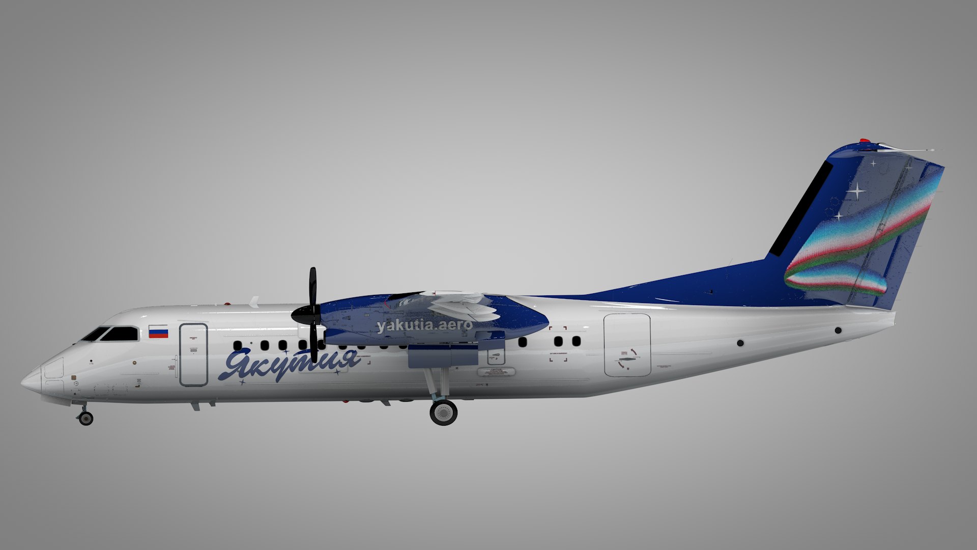 Yakutia Airlines Bombardier De Havilland Canada DHC-8 Q300 Dash 8 L1650 ...