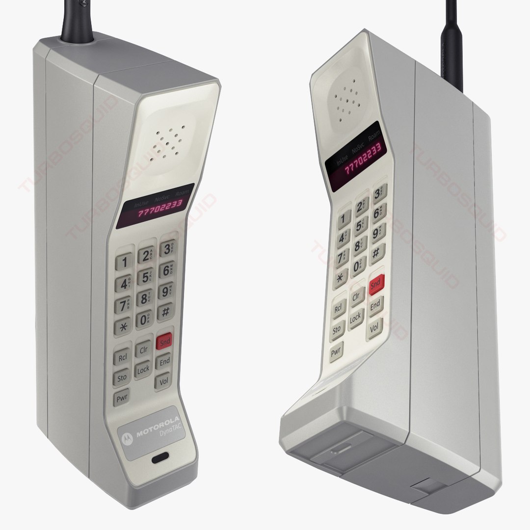 3d Model Cellphone Motorola Dynatac