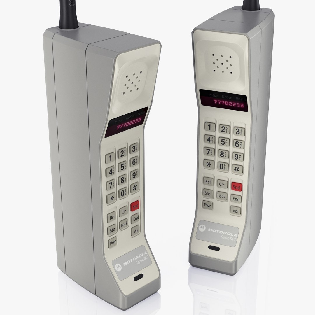 3d Model Cellphone Motorola Dynatac