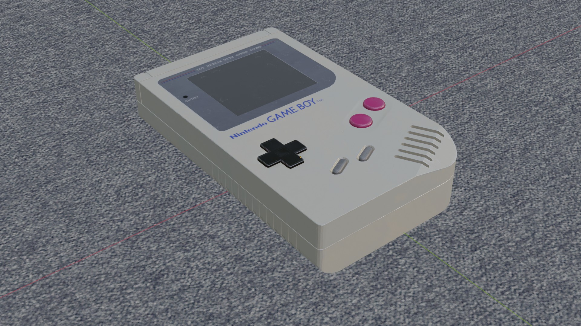 Retro Gameboy Model - TurboSquid 2126311