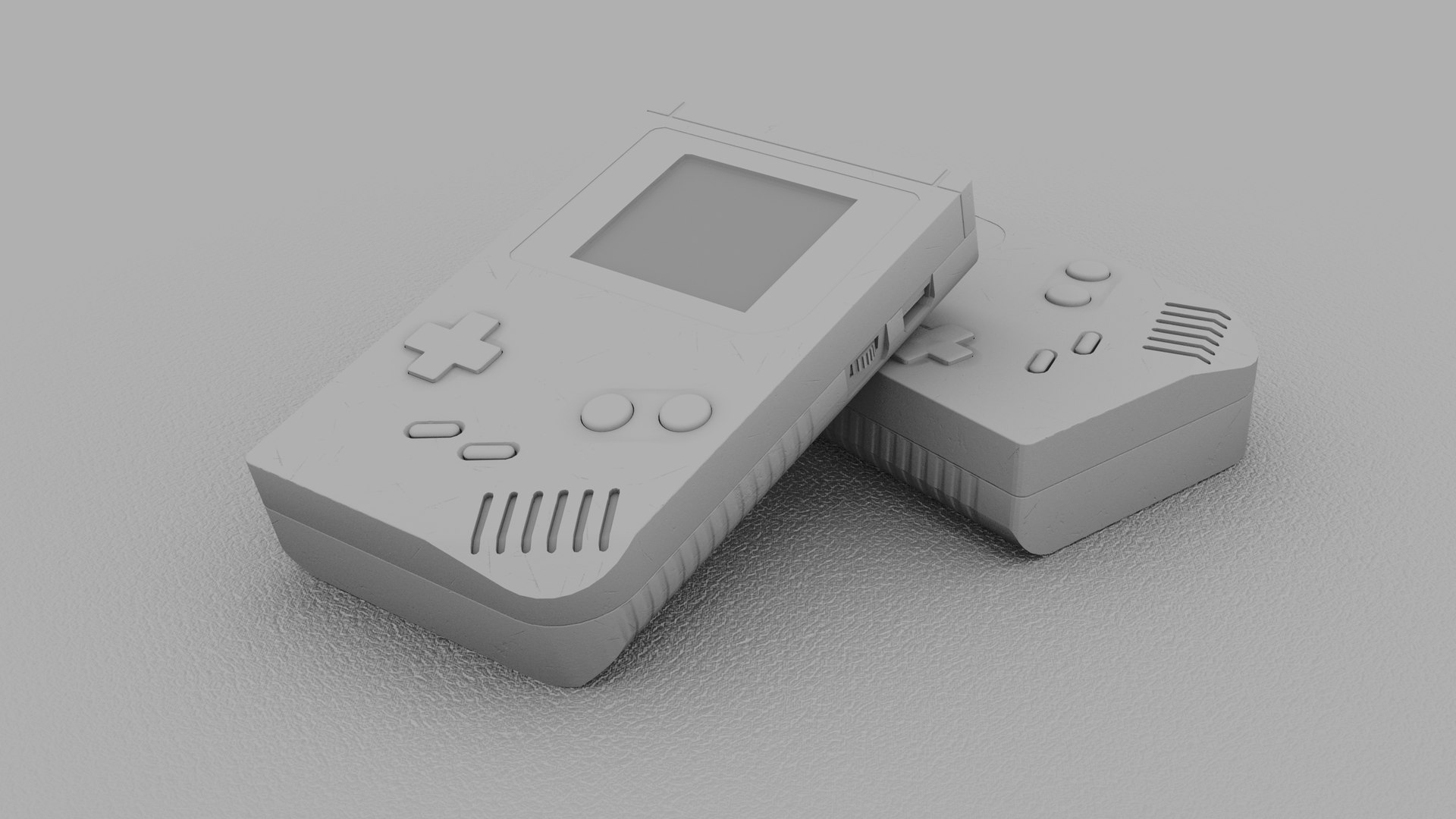 Retro Gameboy Model - TurboSquid 2126311