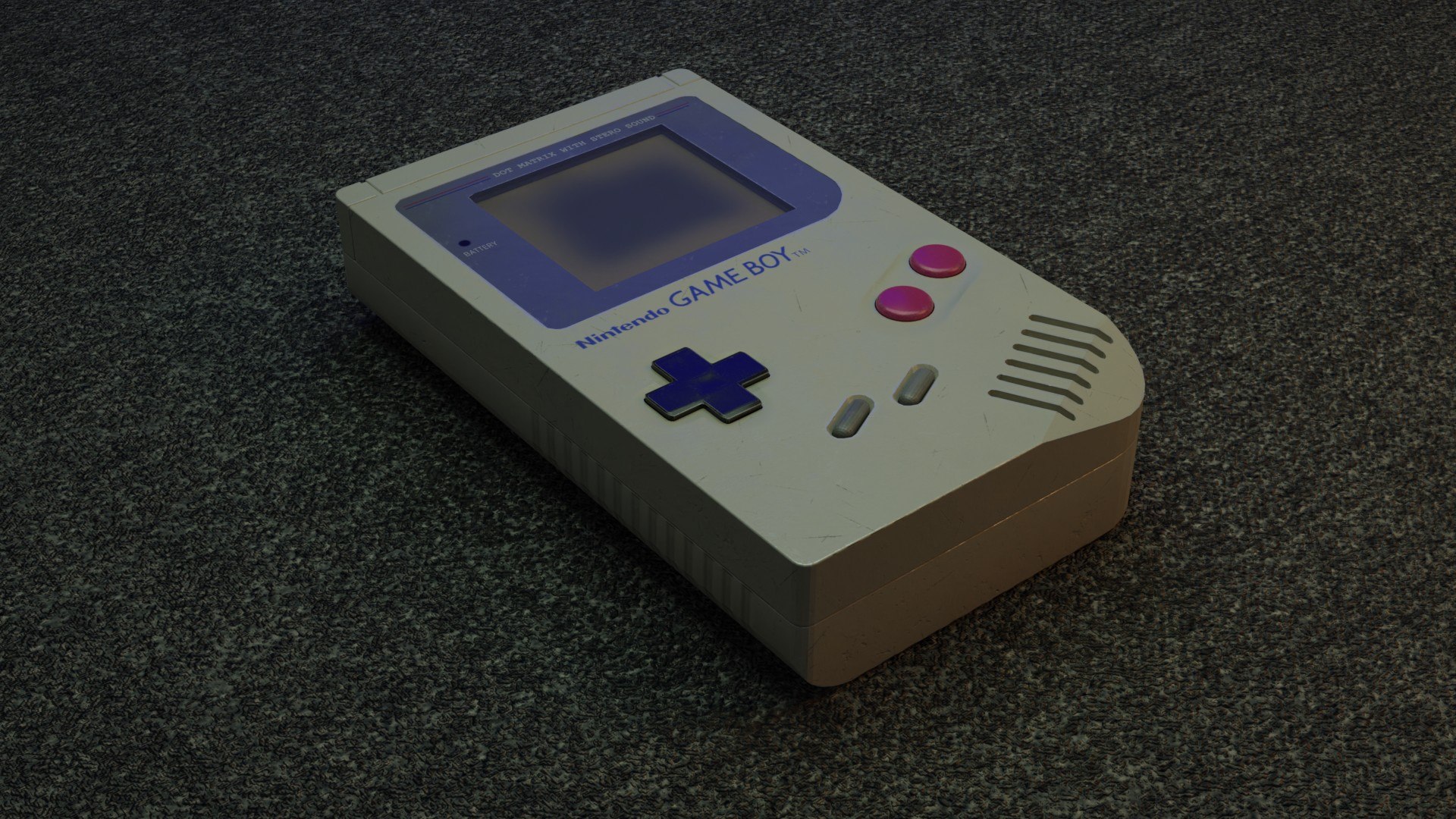 Retro Gameboy Model - TurboSquid 2126311