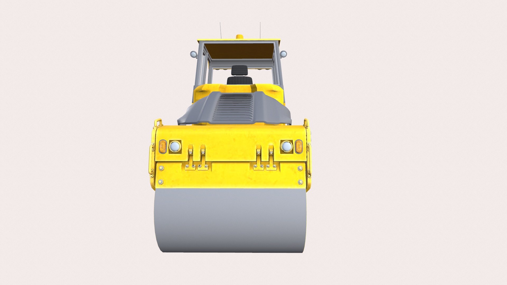 Road Roller 3D - TurboSquid 2345566