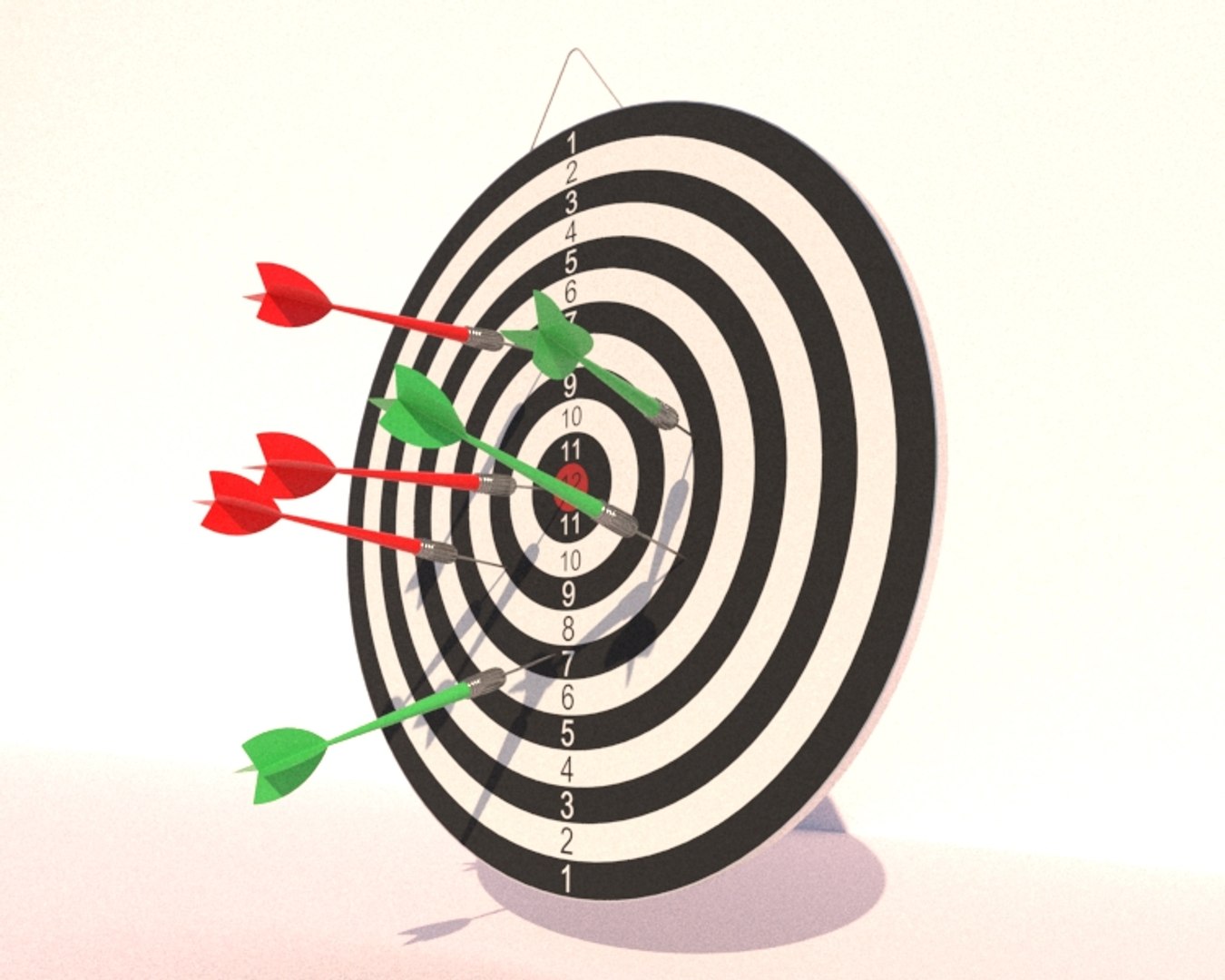 3D Darts - TurboSquid 1280893