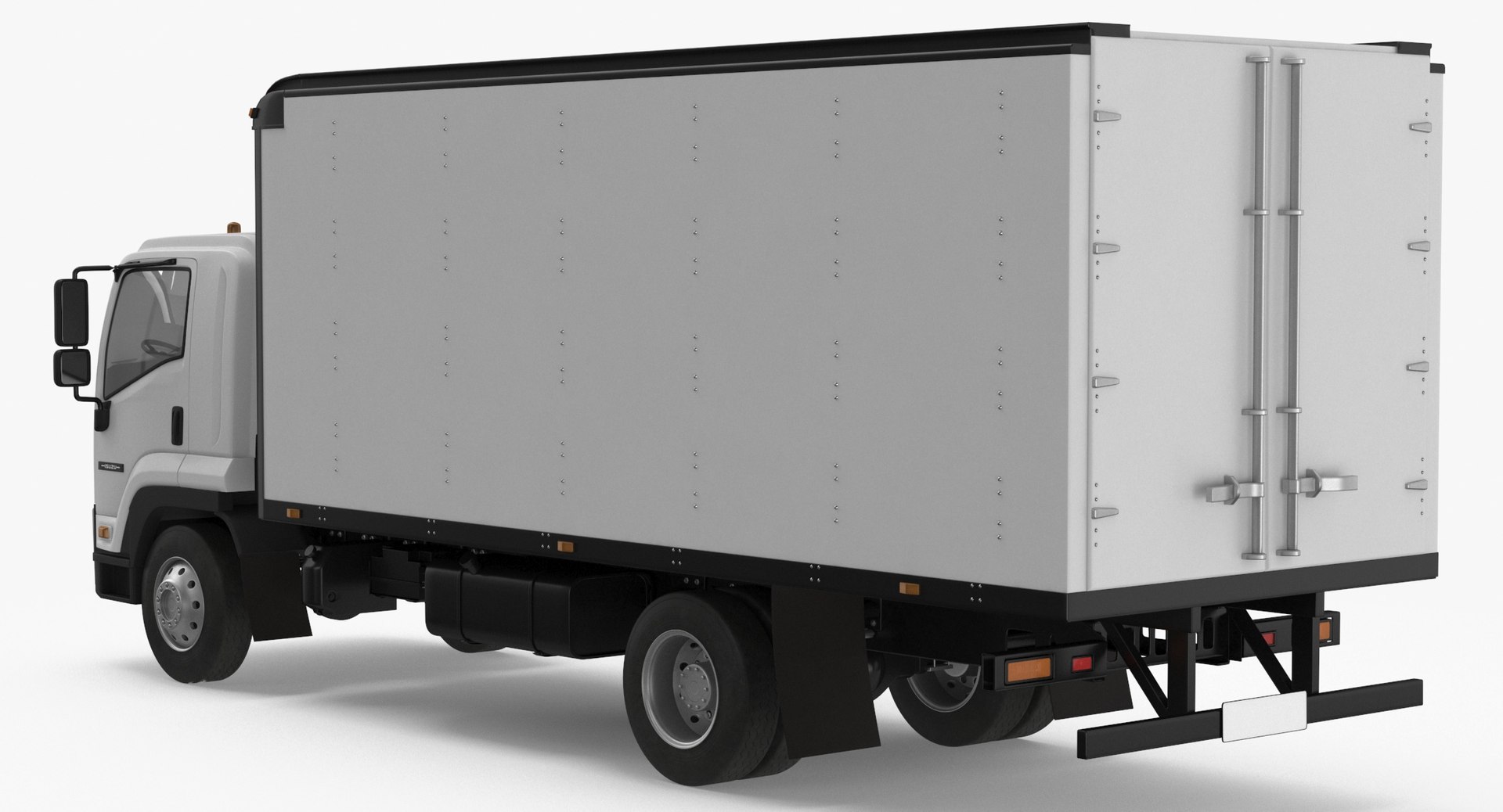 3D Isuzu FTR 20 Feet Reefer 2021 - TurboSquid 2029438