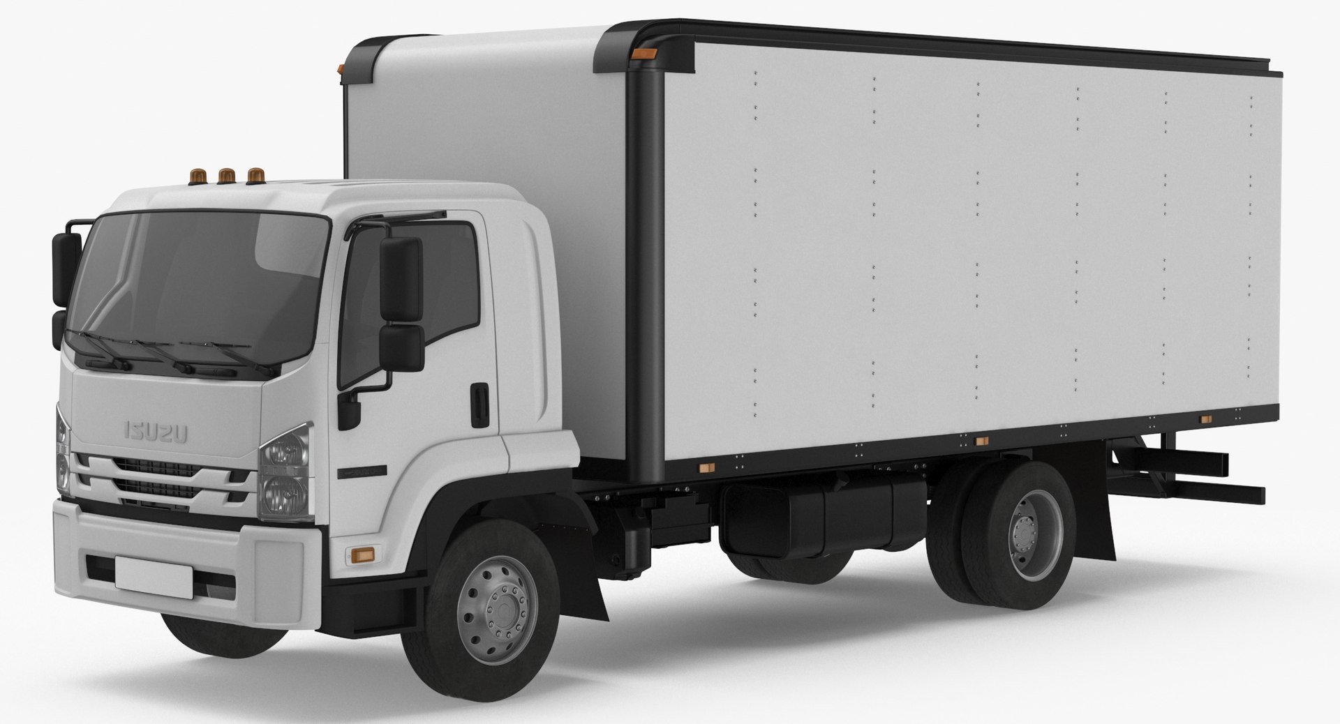 3D Isuzu FTR 20 Feet Reefer 2021 - TurboSquid 2029438
