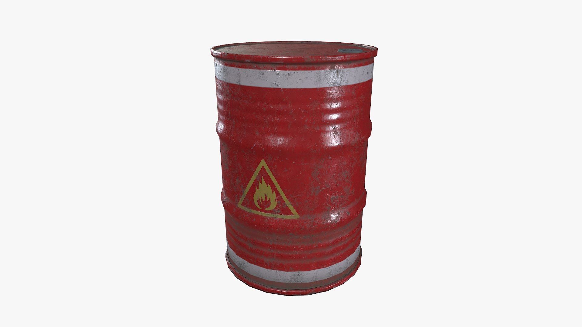 Red Barrel 3D Model - TurboSquid 1730813