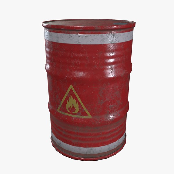 Red Barrel 3D model - TurboSquid 1730813