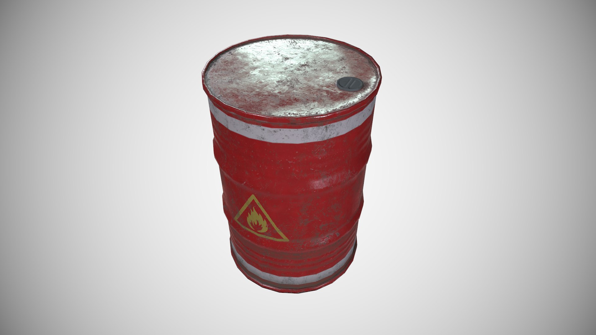 Red Barrel 3D Model - TurboSquid 1730813