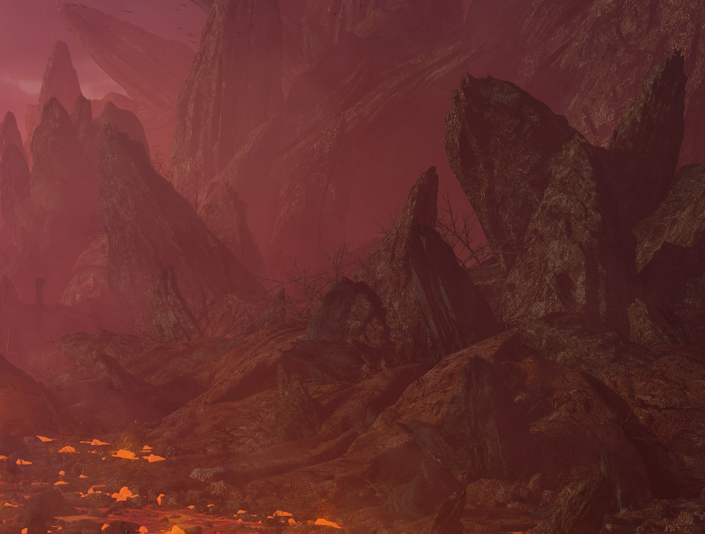 Fantasy Witcher Lava Towers model - TurboSquid 1956296