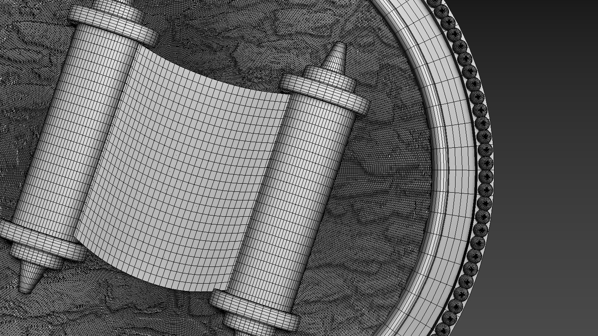 Torah Bas-Relief 3D Model - TurboSquid 2143429