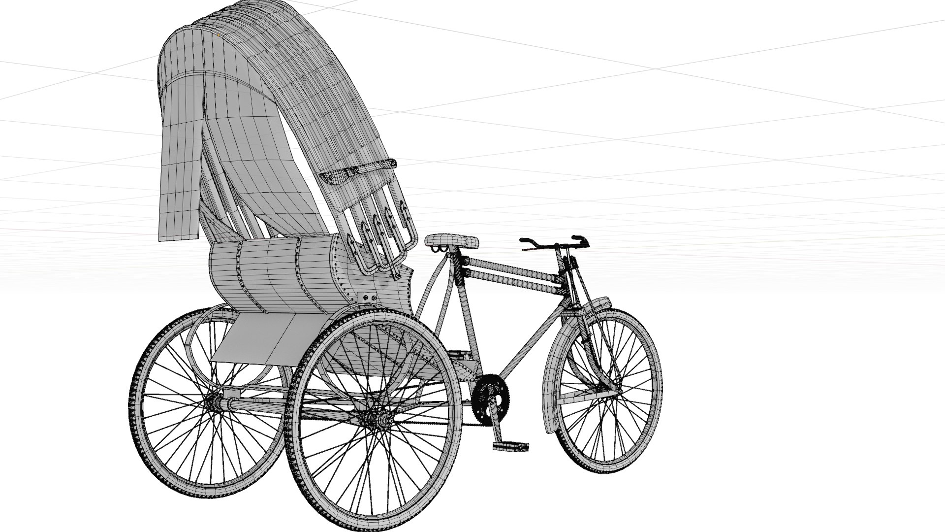 3D Rickshaw - TurboSquid 2139728