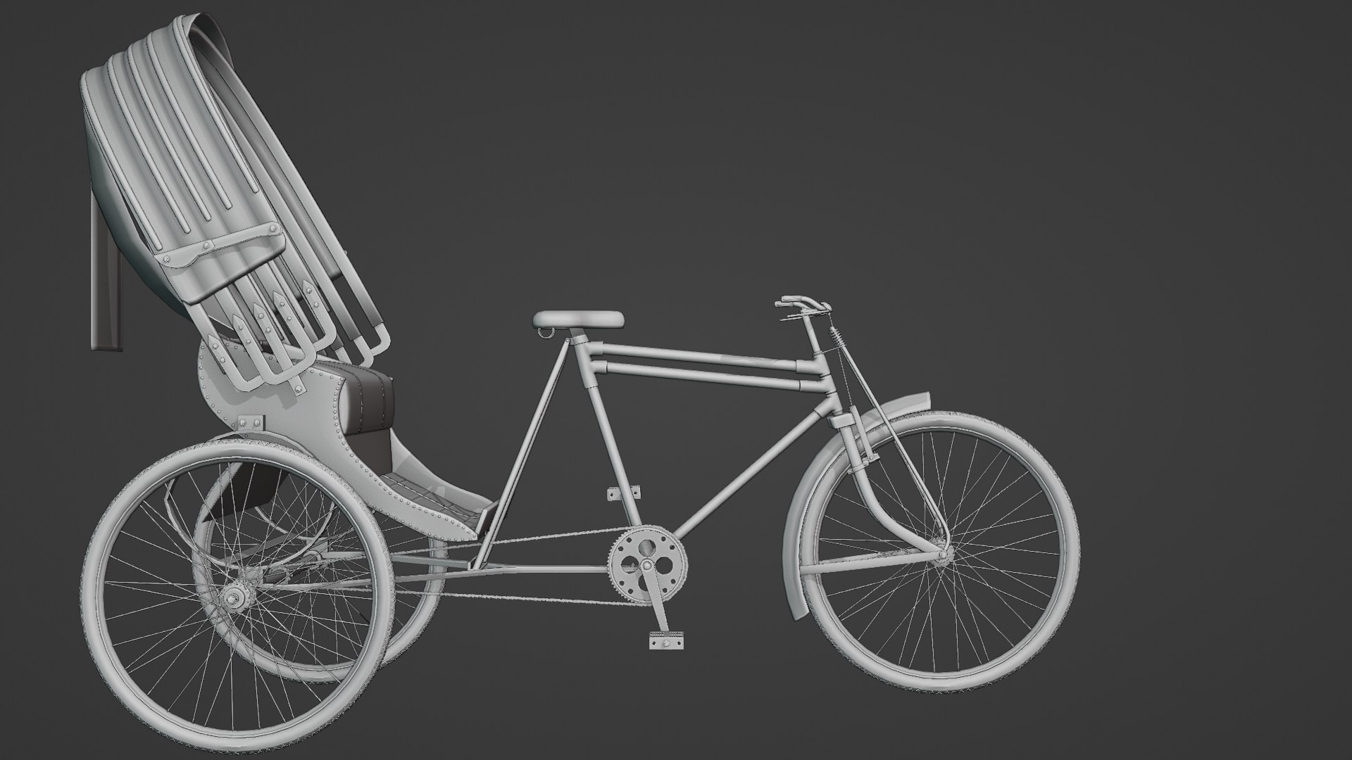 3D Rickshaw - TurboSquid 2139728
